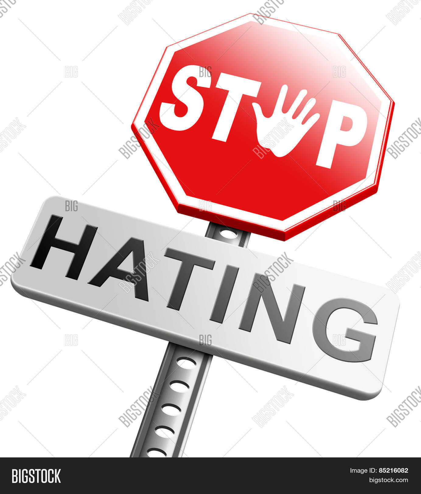 No Hate Stop Hating Image & Photo (Free Trial) | Bigstock