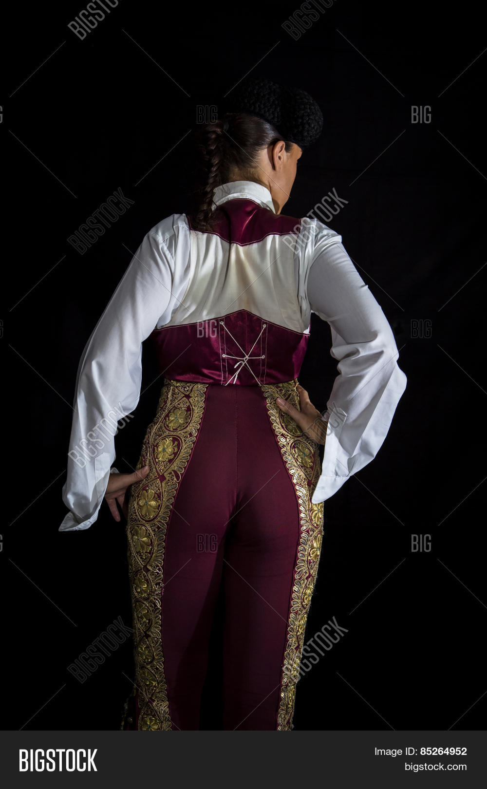 Woman Bullfighter Back Image & Photo (Free Trial) | Bigstock