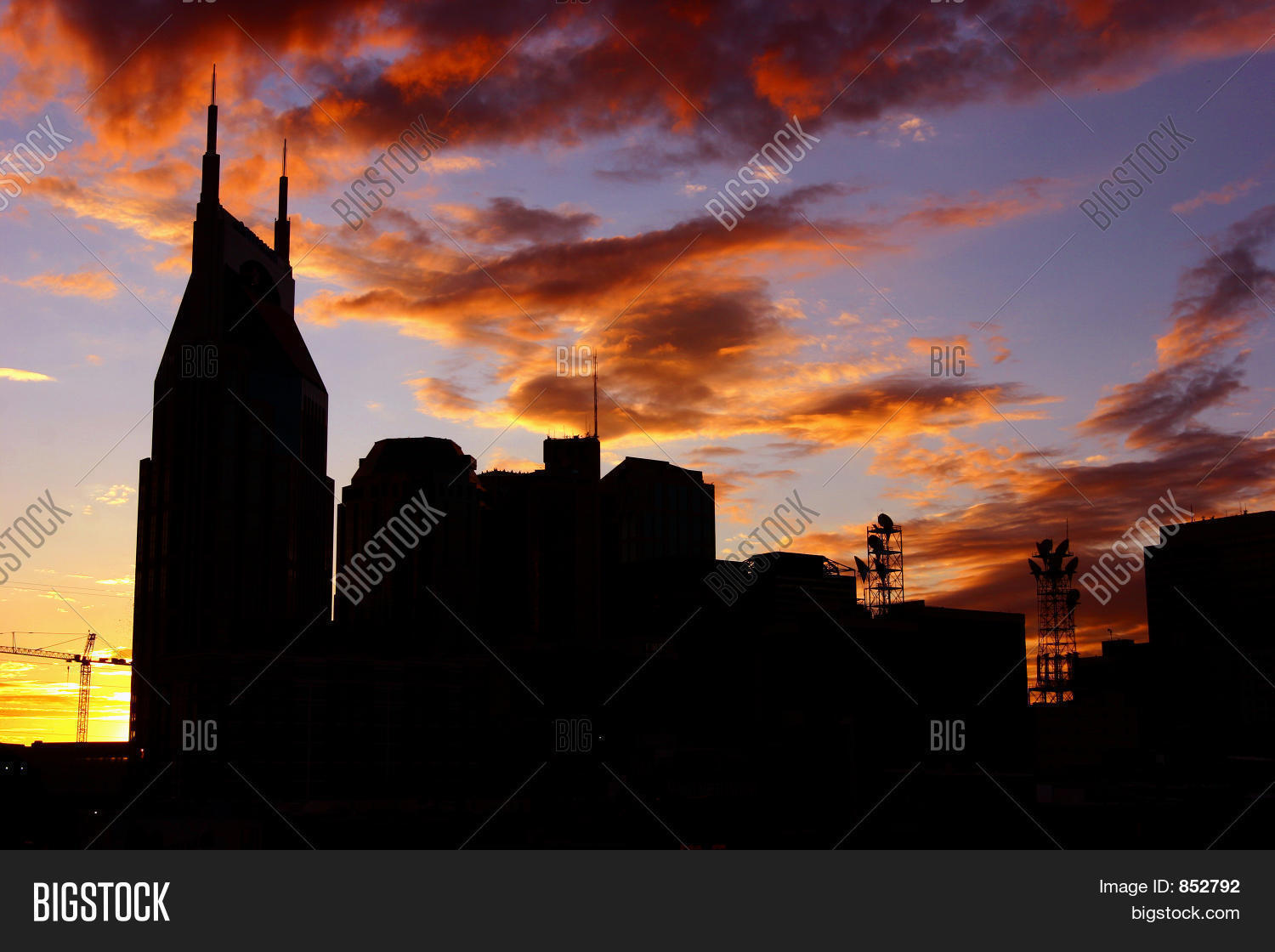 Nashville Sunset Image & Photo (Free Trial) | Bigstock