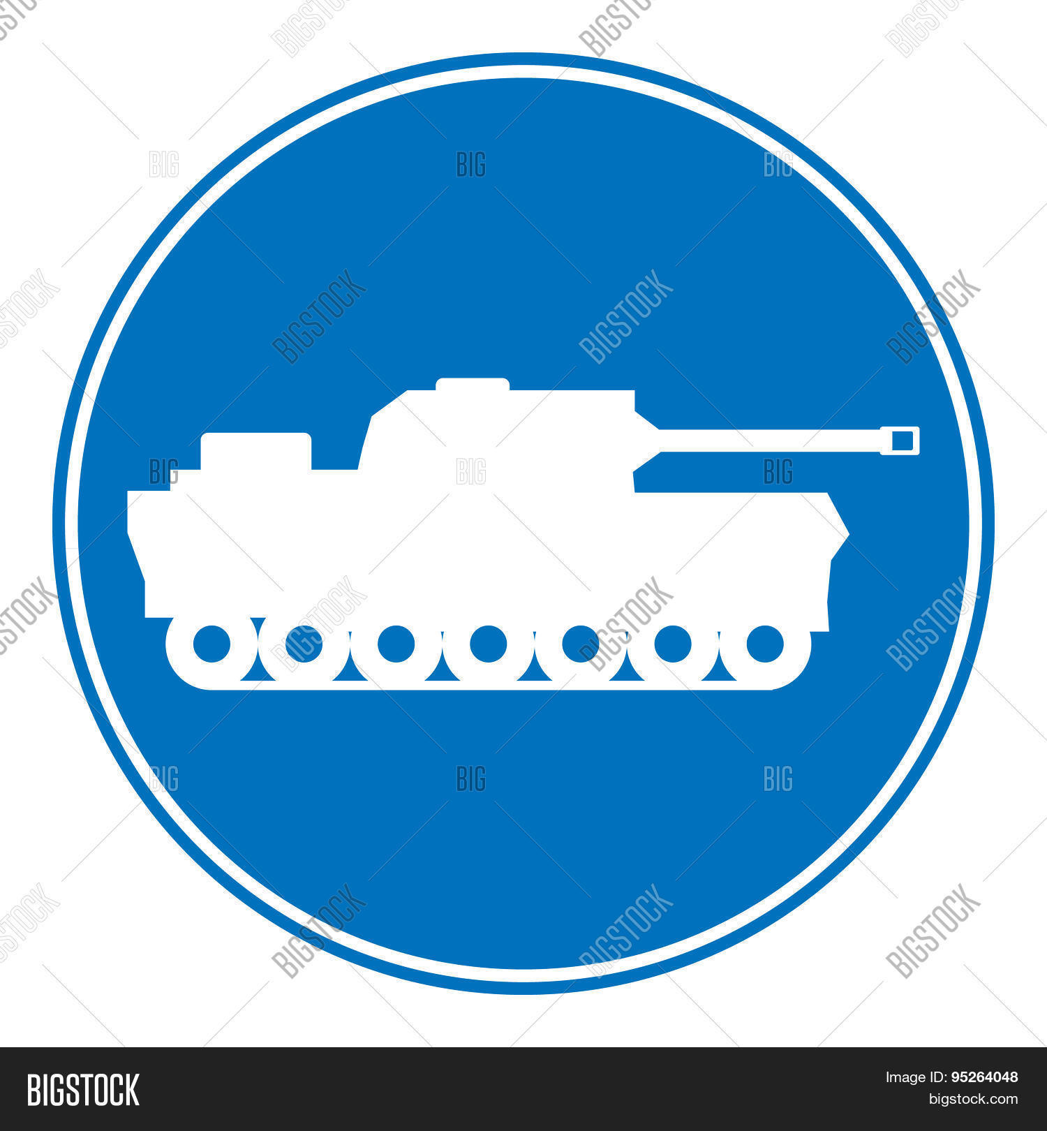 Panzer Symbol Button Vector & Photo (Free Trial) | Bigstock