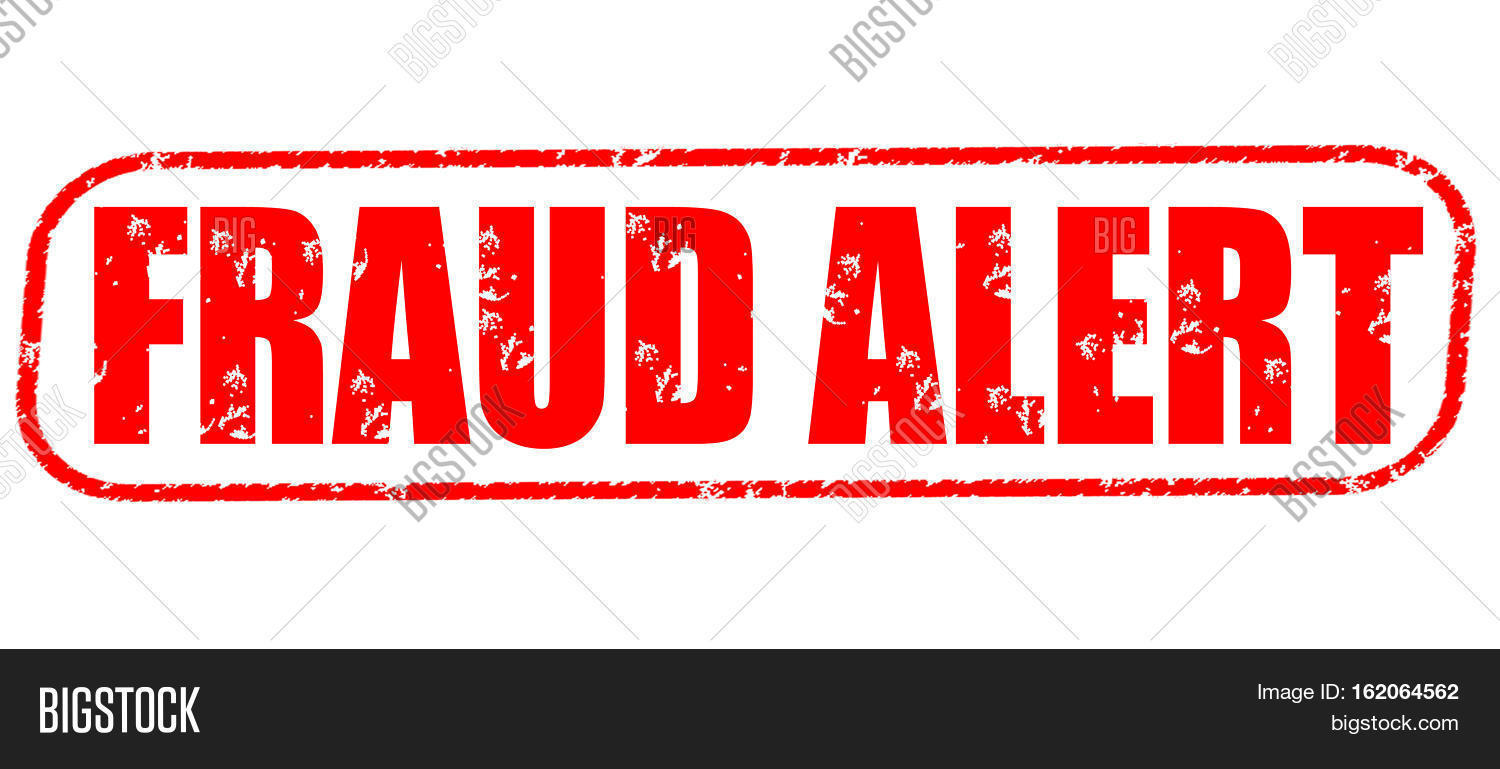 Fraud Alert On White Image & Photo (Free Trial) | Bigstock
