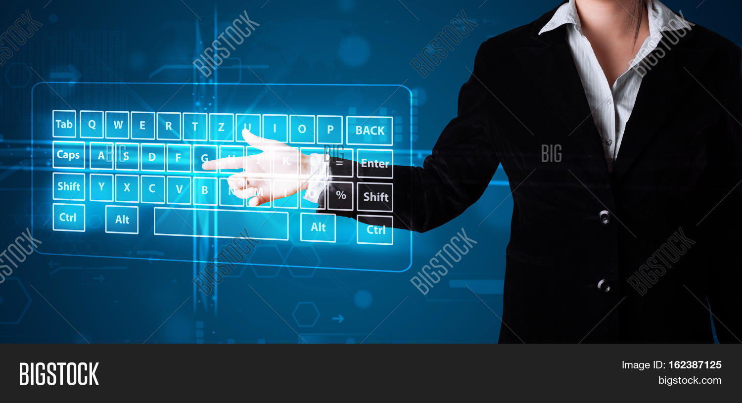 Young Girl Pressing Image & Photo (Free Trial) | Bigstock