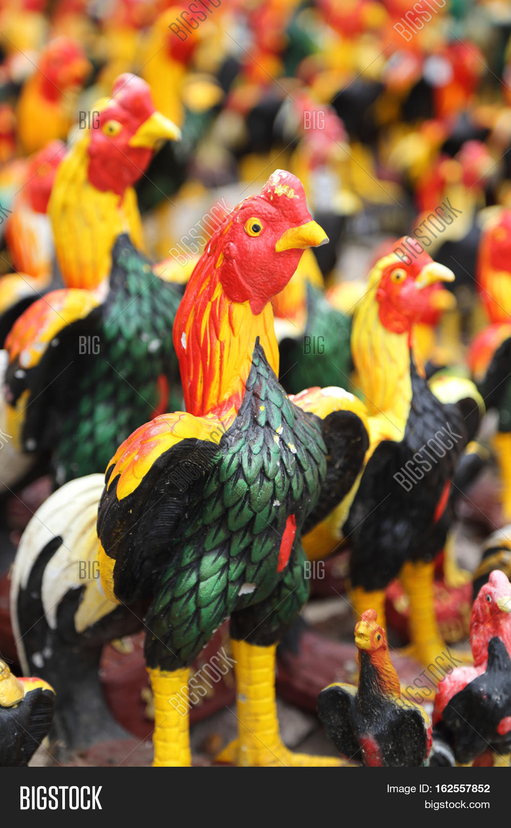 Colorful Many Statues Image & Photo (Free Trial) | Bigstock