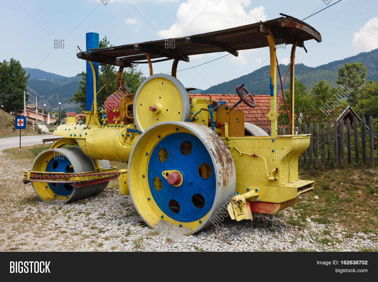 Antique Steam Roller Image & Photo (Free Trial) | Bigstock