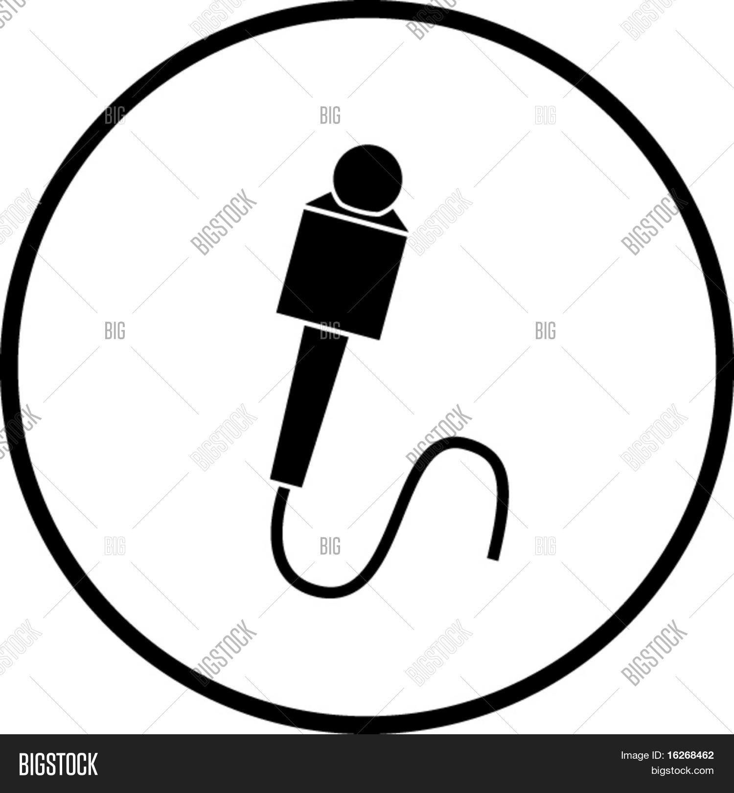 Microphone Symbol Vector & Photo (Free Trial) | Bigstock
