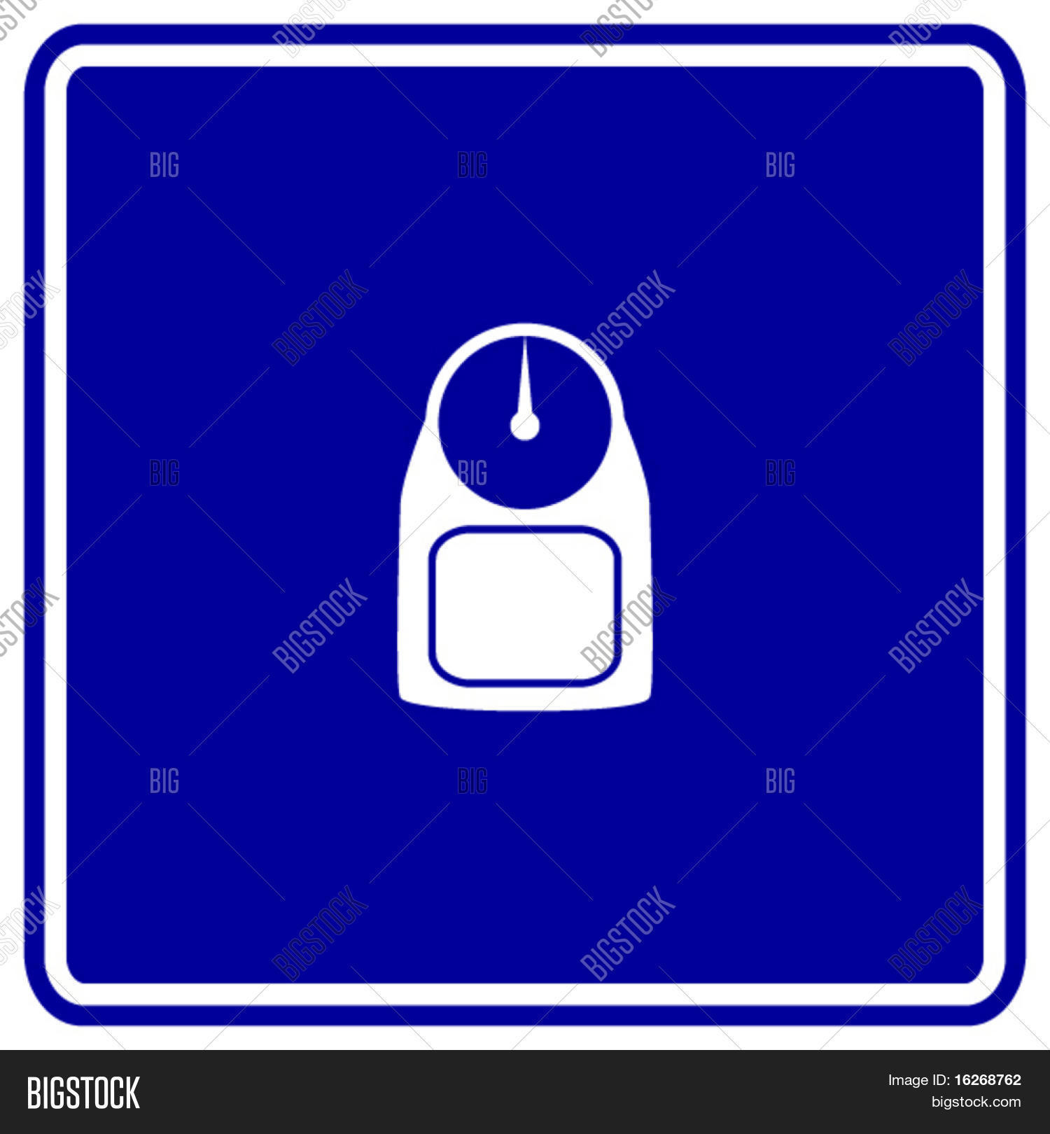 Weight Scale Sign Vector & Photo (Free Trial) | Bigstock