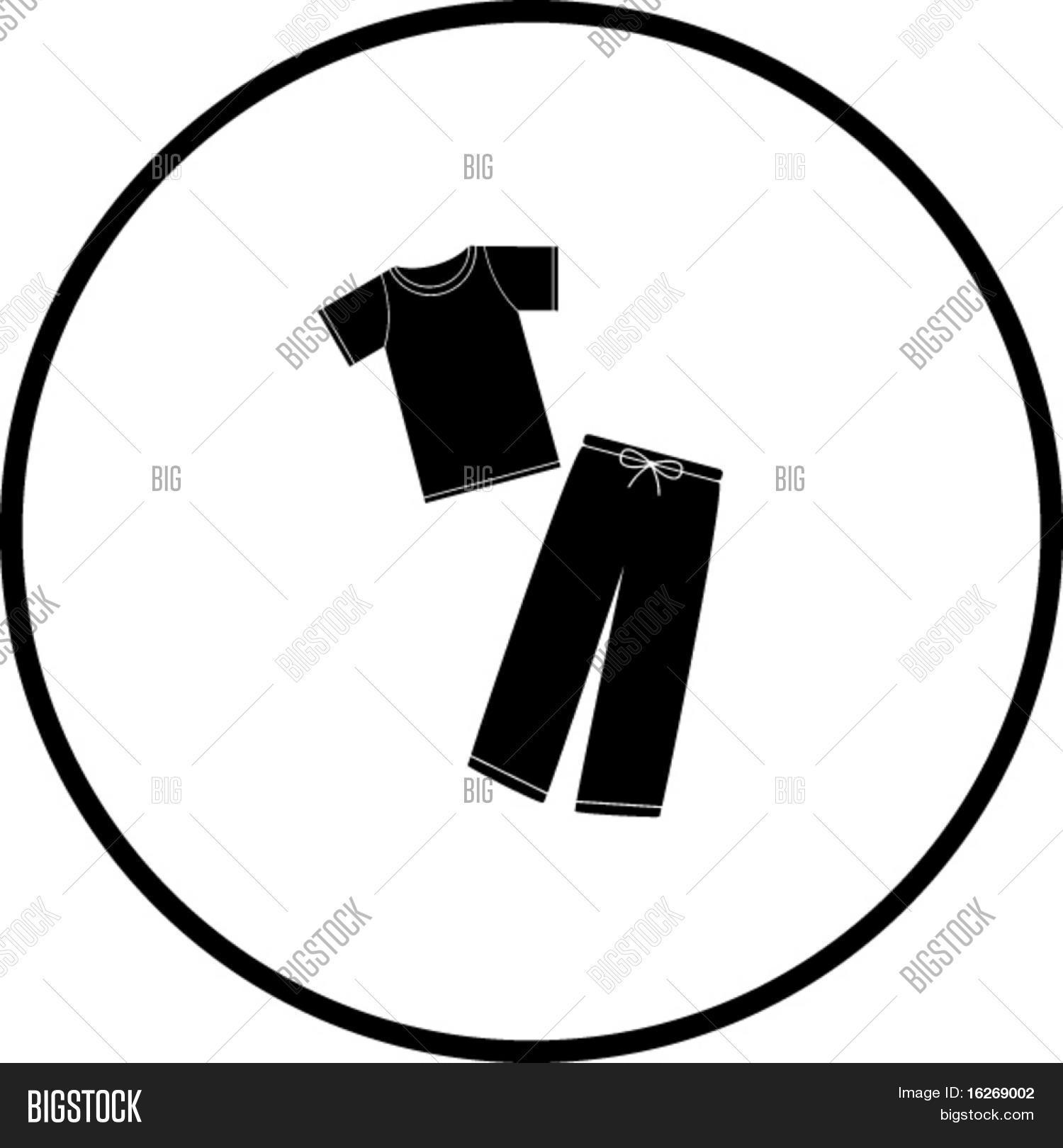 Pajamas Symbol Vector & Photo (Free Trial) | Bigstock