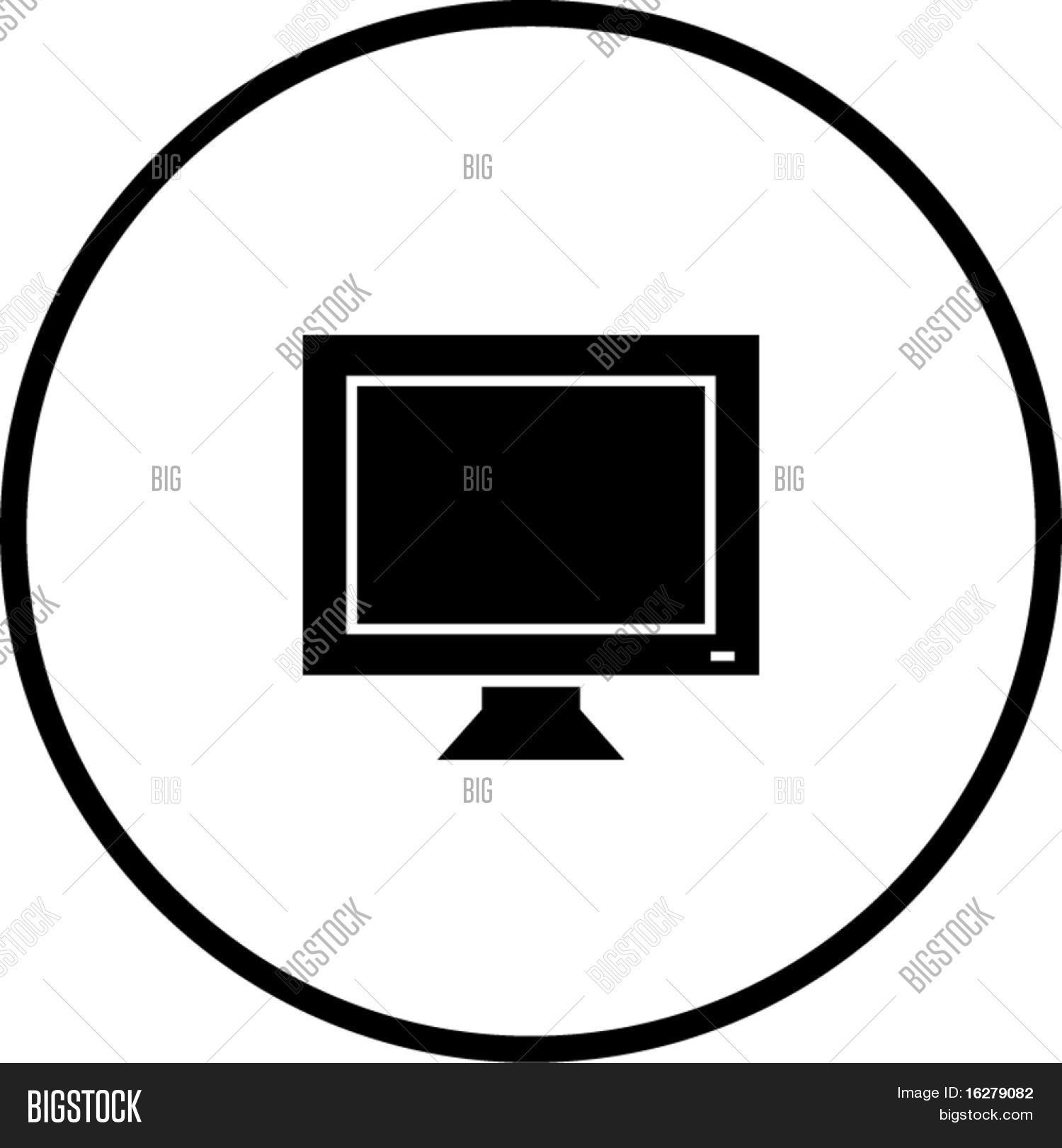 Computer Monitor Vector & Photo (Free Trial) | Bigstock