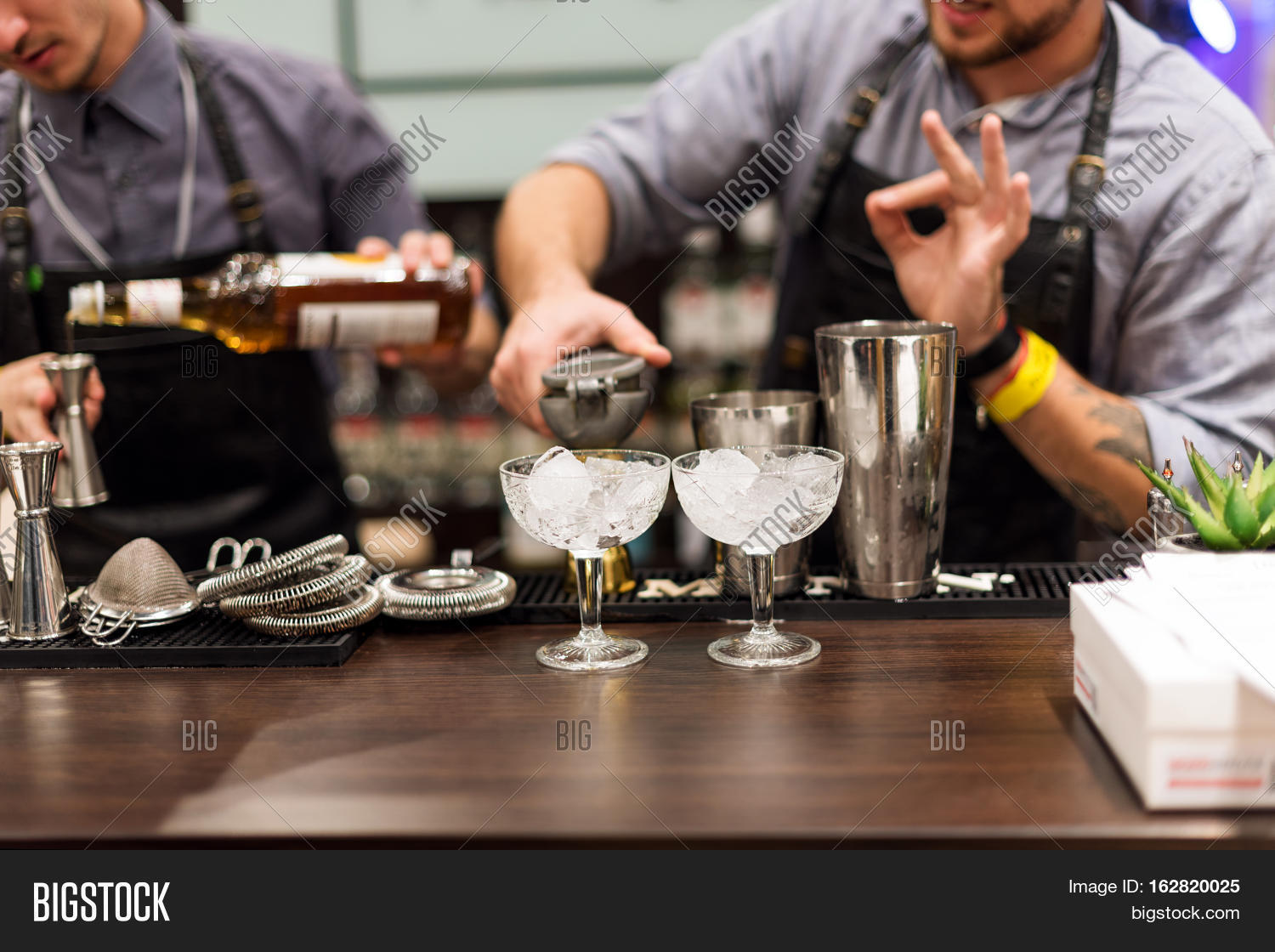 Barman Show. Bartender Image & Photo (Free Trial) | Bigstock