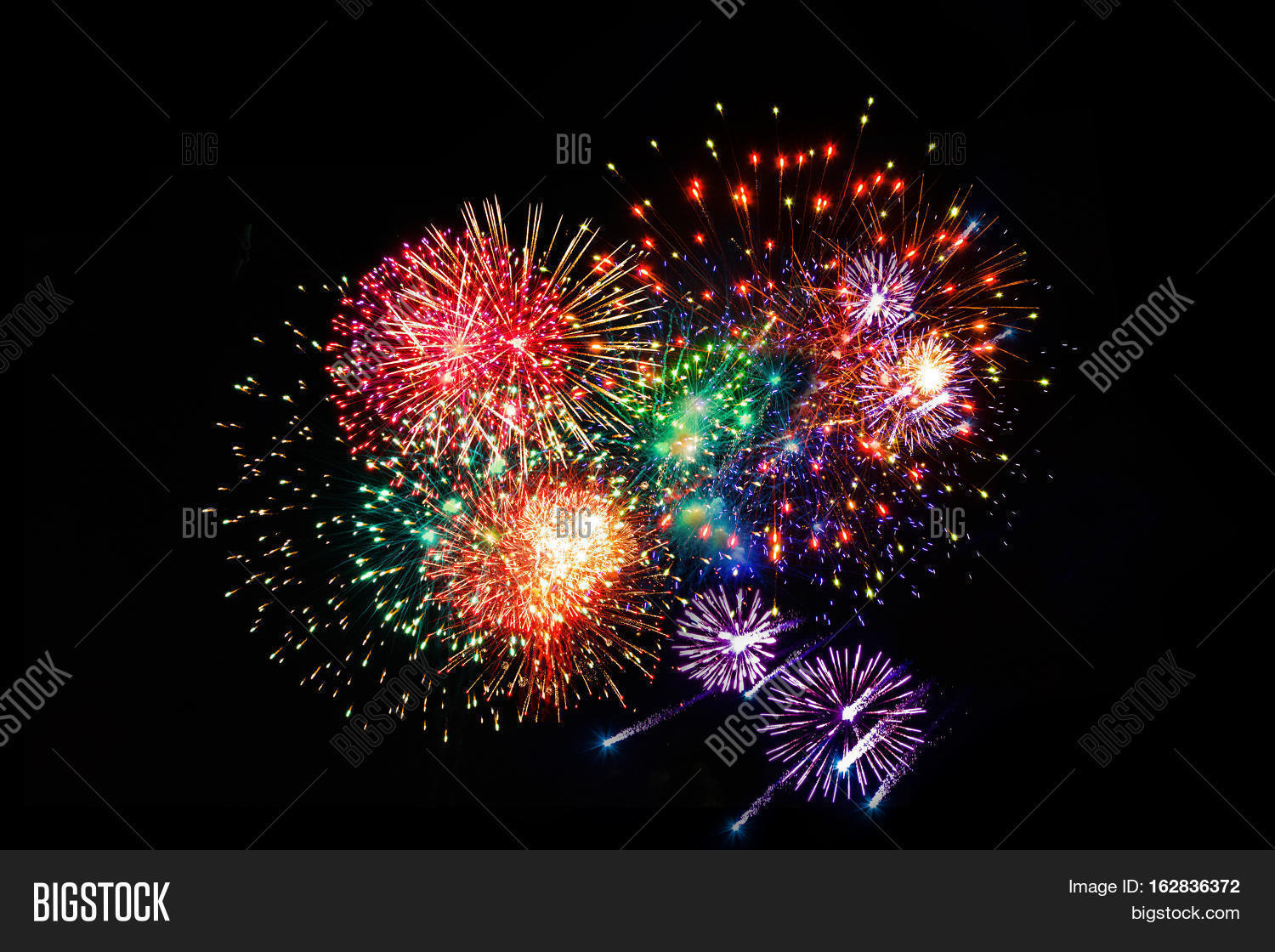 Amazing Fireworks, Image & Photo (Free Trial) | Bigstock