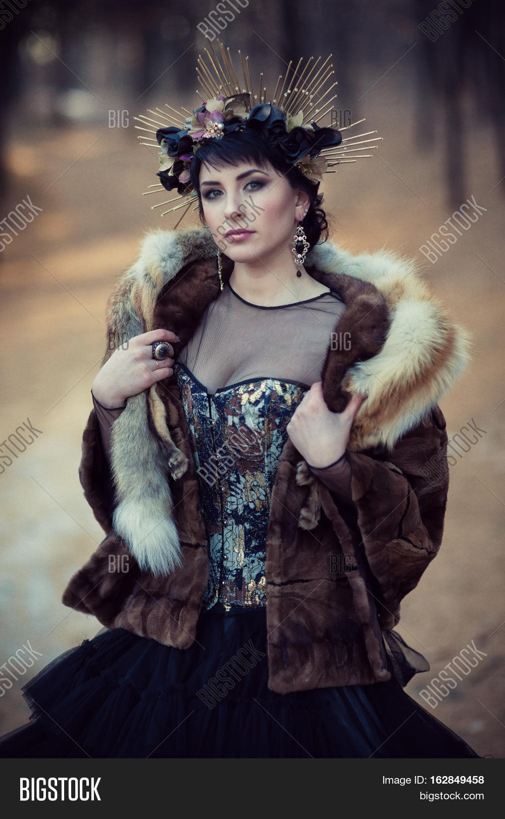 Girl Fox Skin On Image & Photo (Free Trial) | Bigstock