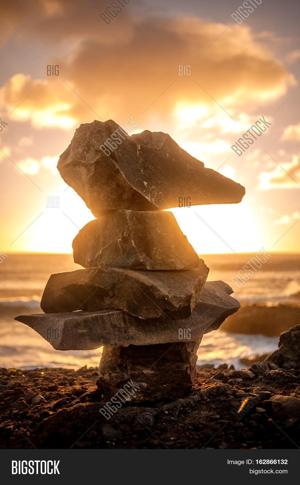 Cairn Stack Rocks Image & Photo (Free Trial) | Bigstock