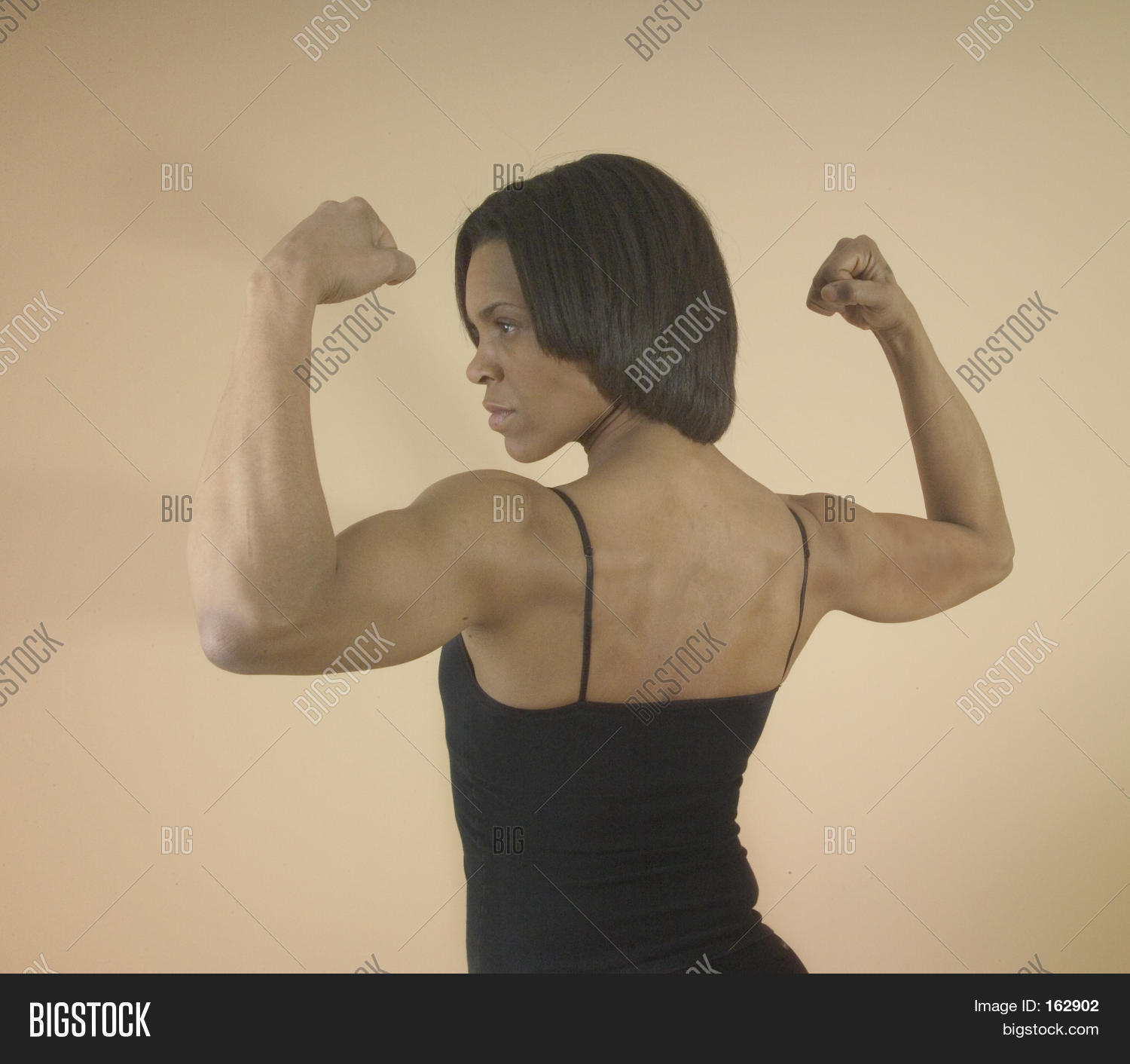 Strong Woman Flexing Image & Photo (Free Trial) | Bigstock