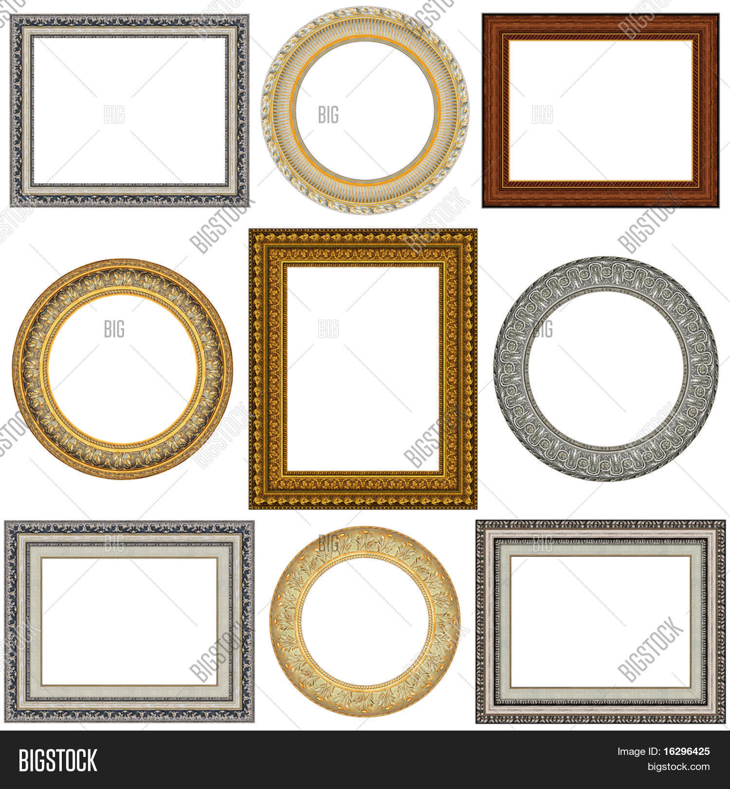 Oval Rectangular Gold Image & Photo (Free Trial) | Bigstock