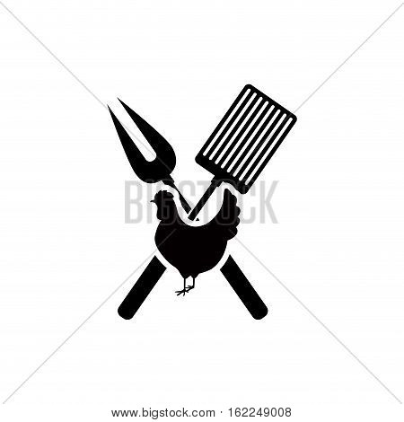 Grill Meat Icon. Bbq Vector & Photo (Free Trial) | Bigstock