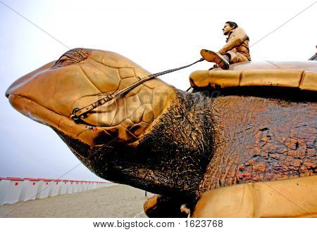 Giant Turtle Statue On Image & Photo (Free Trial) | Bigstock