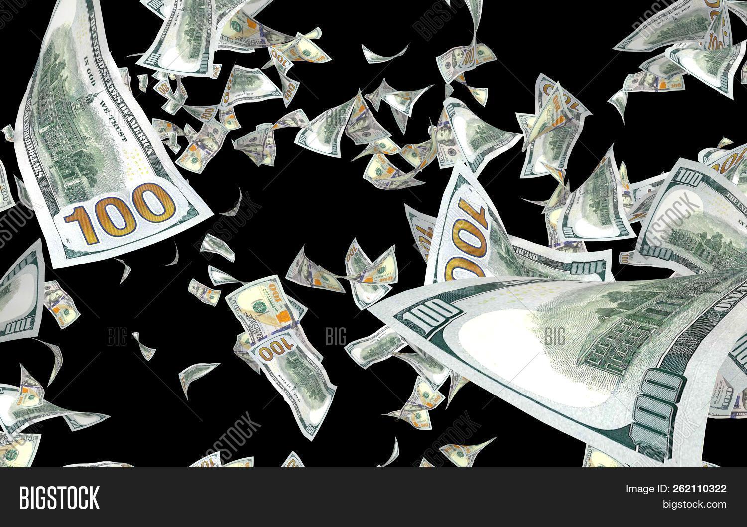 Flying Money Wallpaper