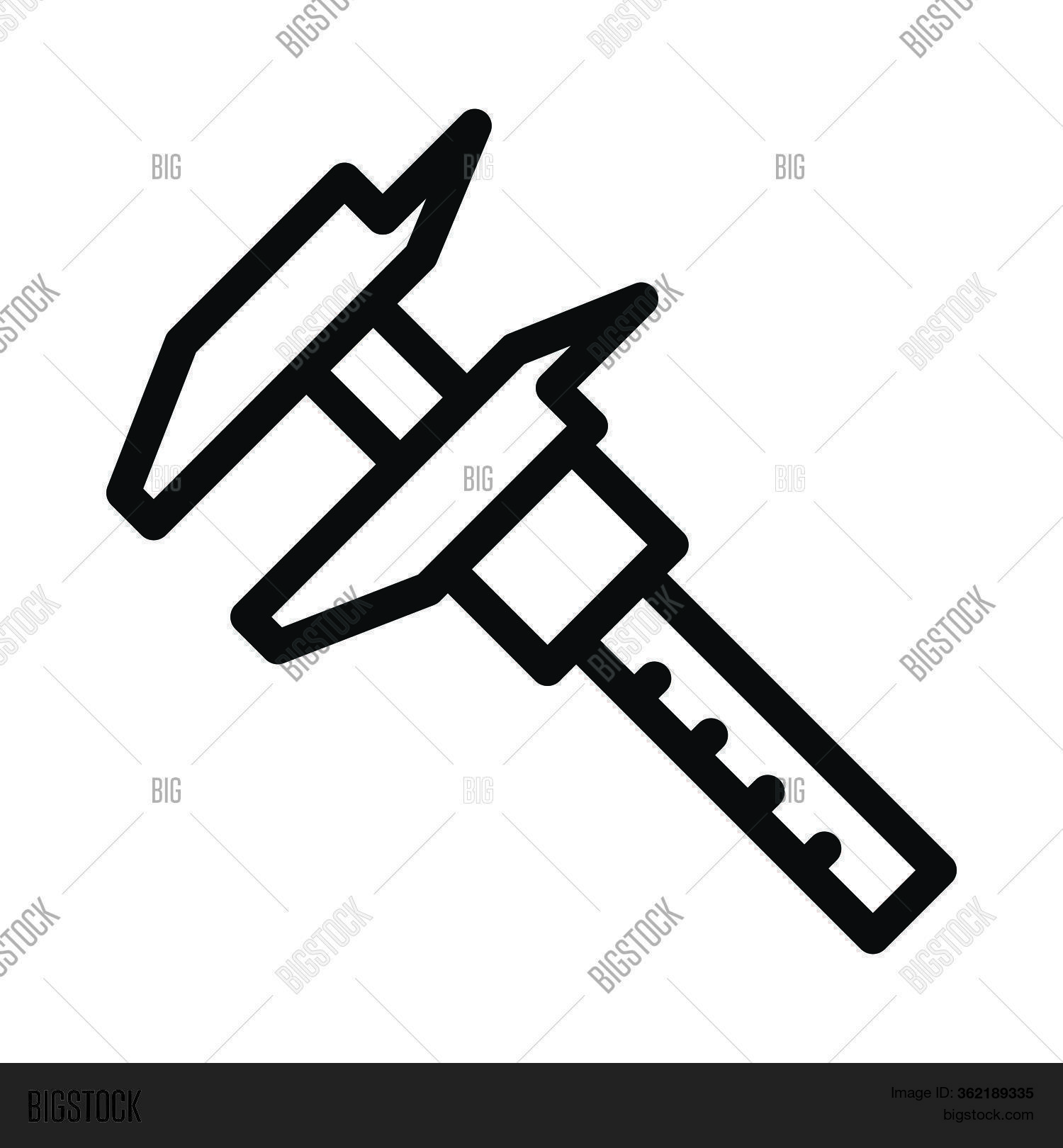 Vernier Icon Website Vector & Photo (Free Trial) | Bigstock