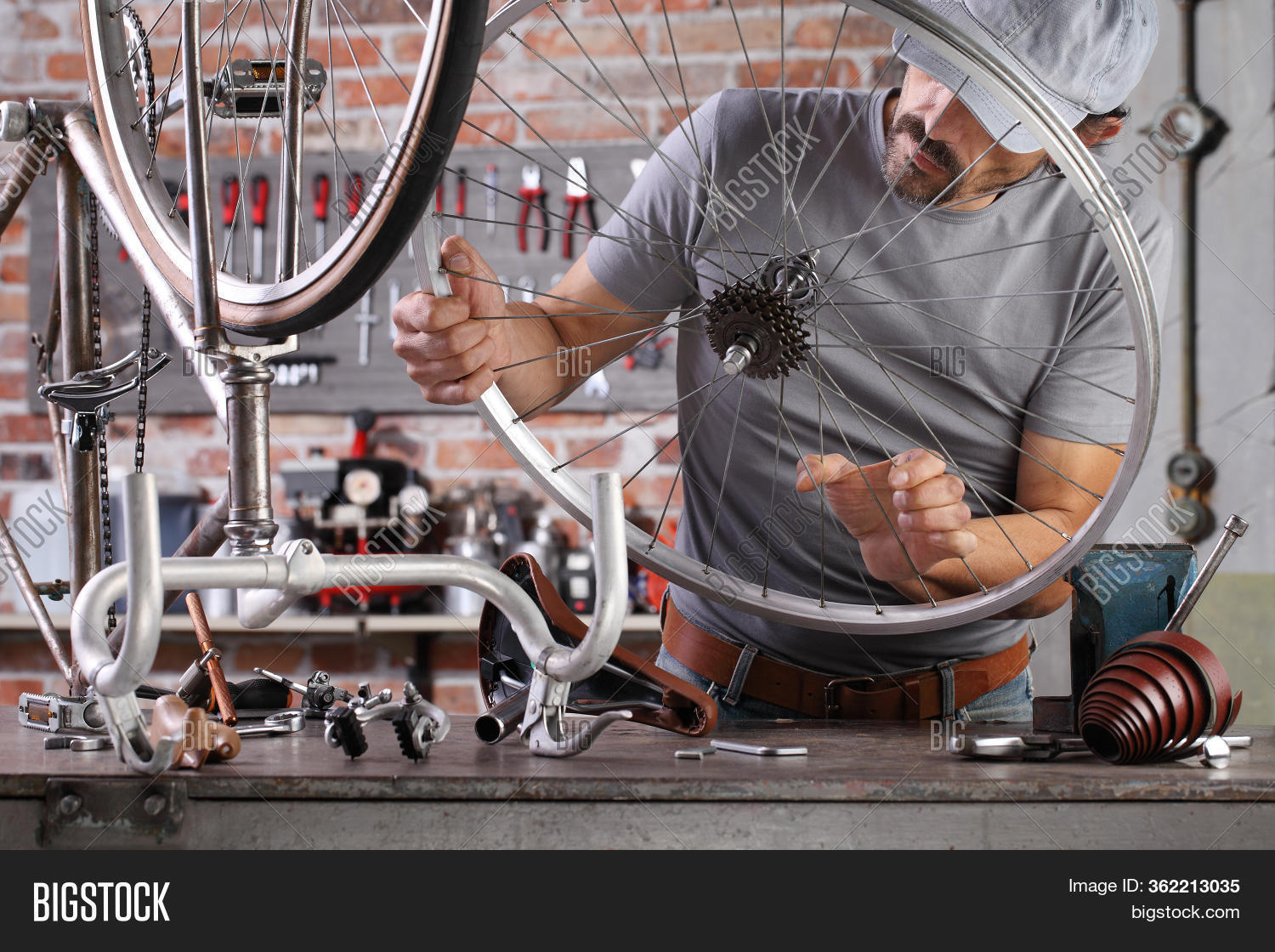Man Repair Vintage Image & Photo (Free Trial) | Bigstock