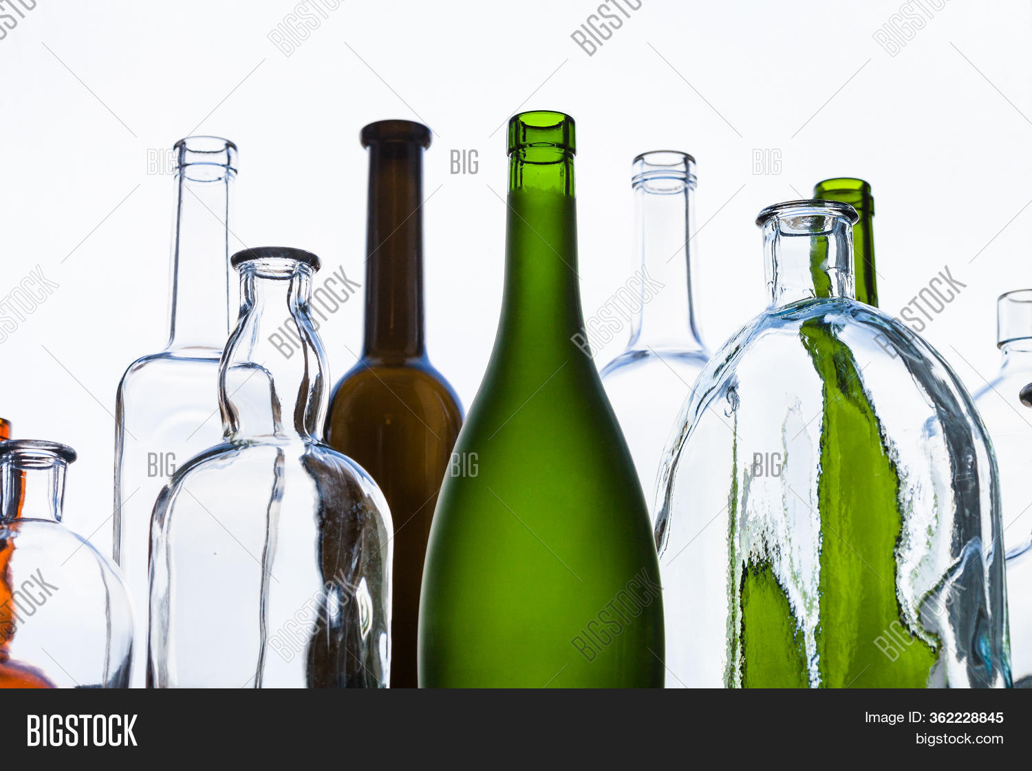 Various Empty Bottles Image & Photo (Free Trial) | Bigstock