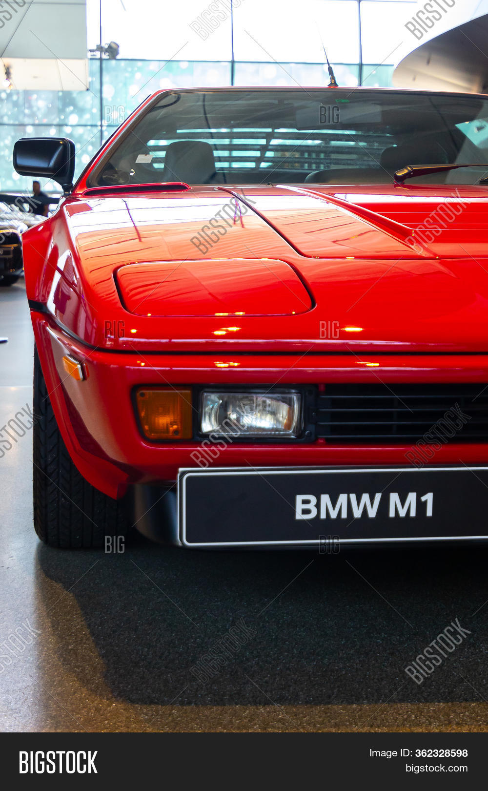 Red Bmw M1. Bmw Welt, Image & Photo (Free Trial) | Bigstock
