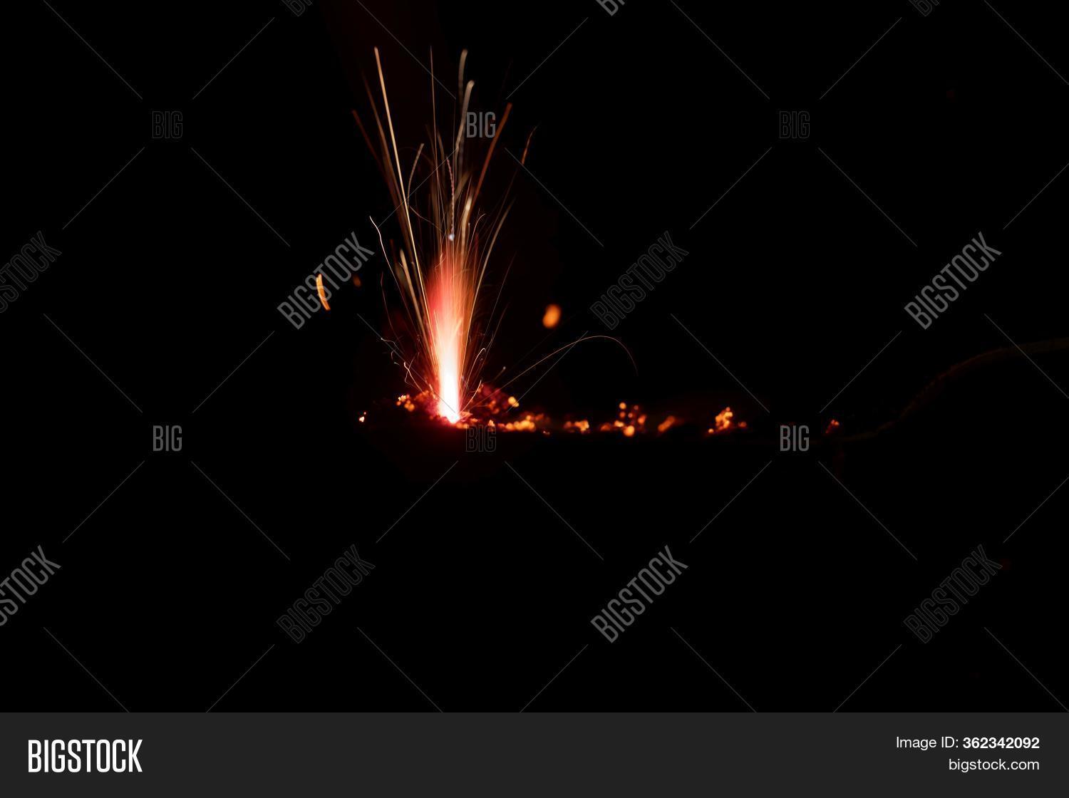 Eruption Burning Black Image & Photo (Free Trial) | Bigstock