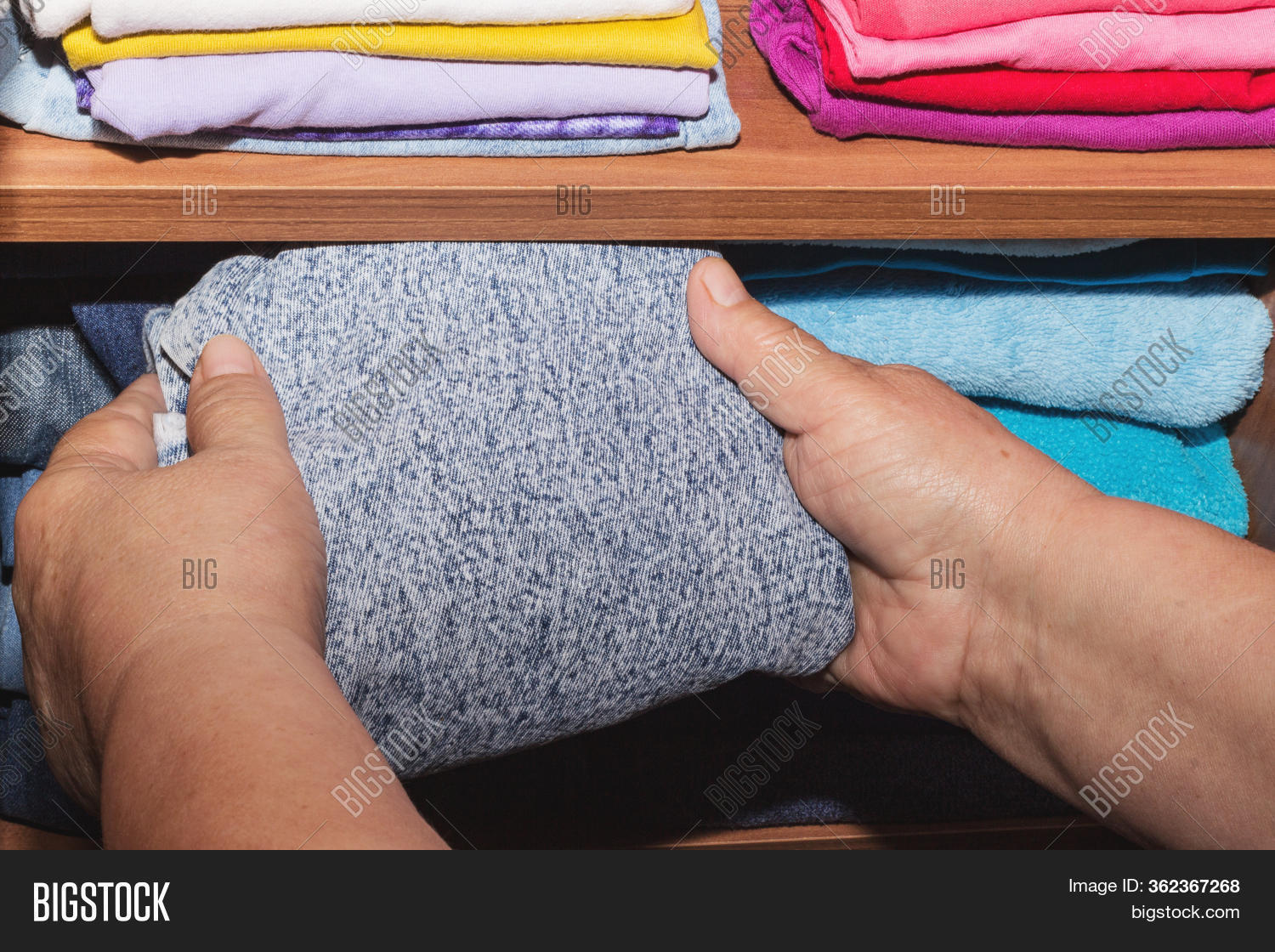 Woman's Hands Put Baby Image & Photo (Free Trial) | Bigstock