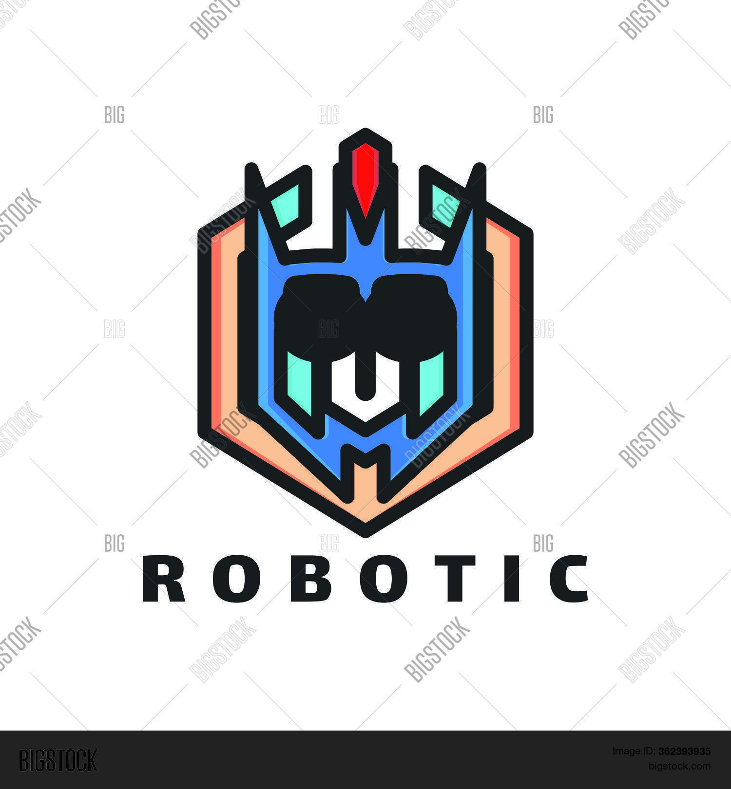 Robotic Logo Ideas. Vector & Photo (Free Trial) | Bigstock