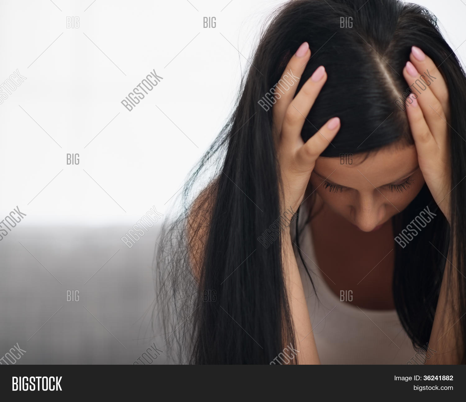 Young Woman Stress Image & Photo (Free Trial) | Bigstock