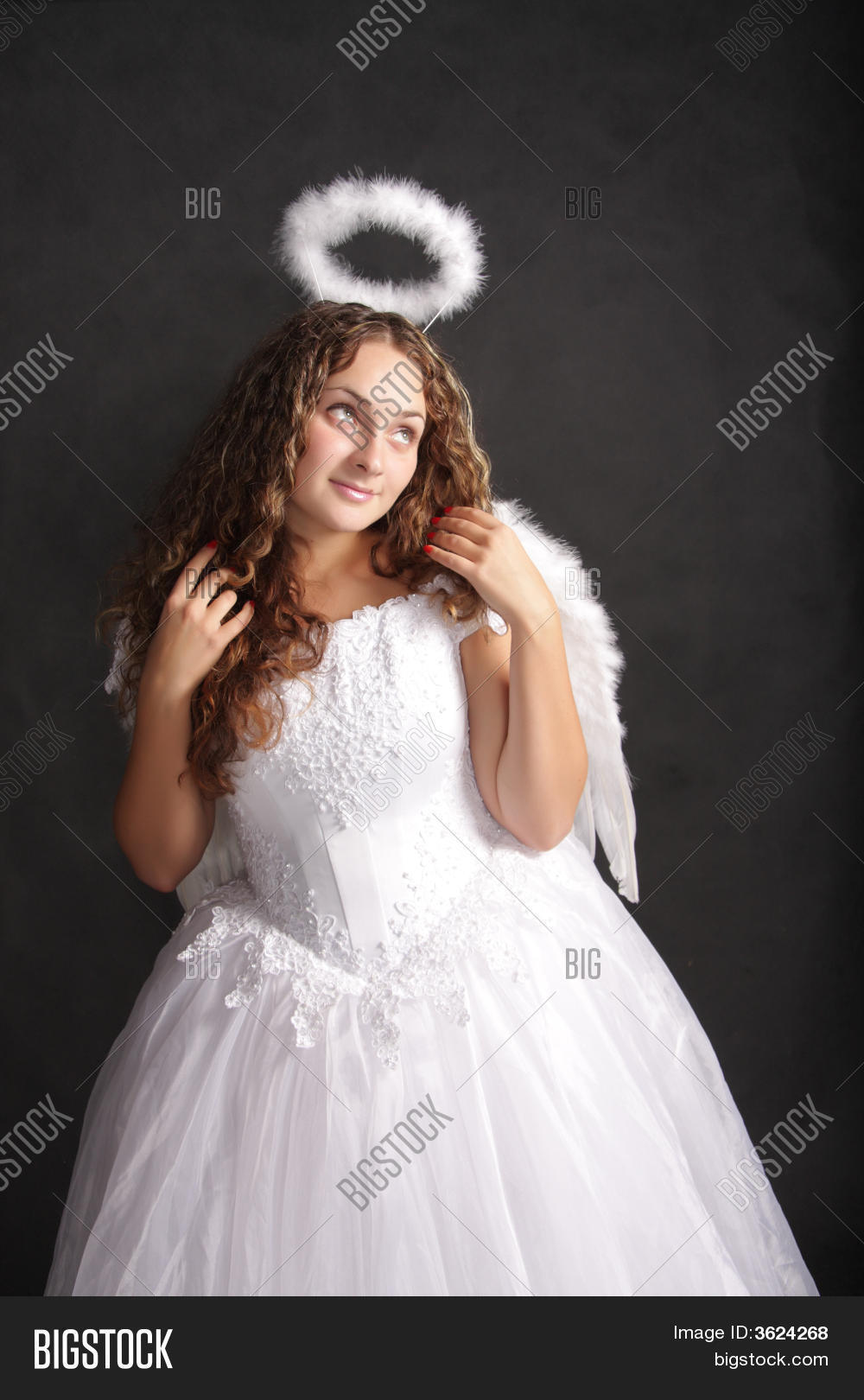 Angel Looking -Left Image & Photo (Free Trial) | Bigstock