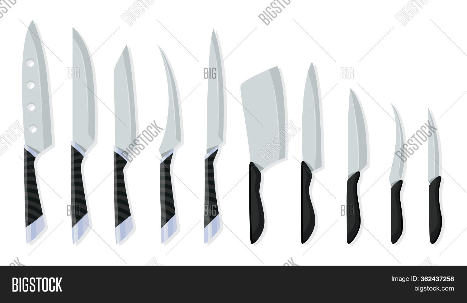 Set Butcher Meat Image & Photo (Free Trial) | Bigstock