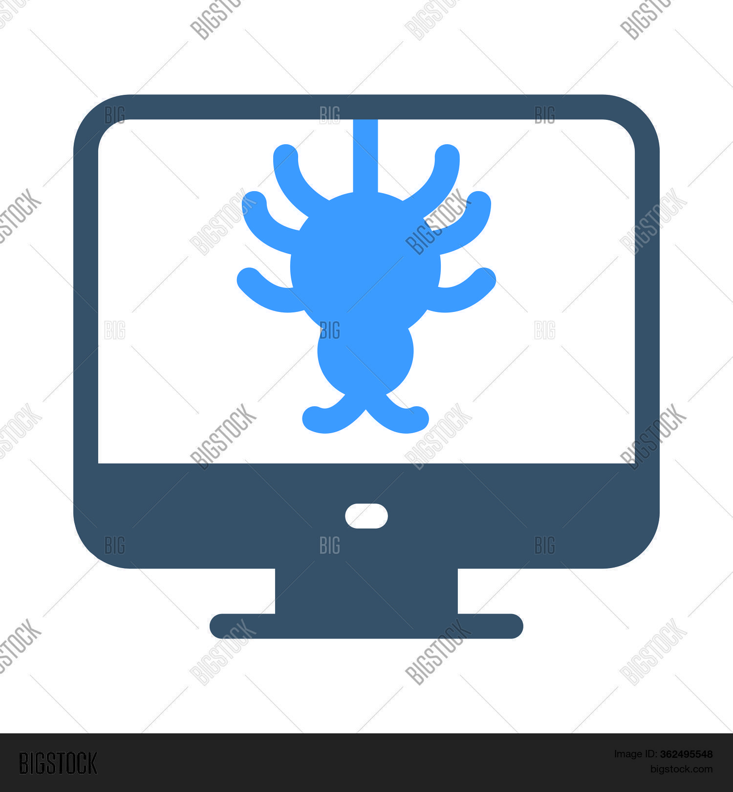 Bug Virus Icon Vector & Photo (Free Trial) | Bigstock