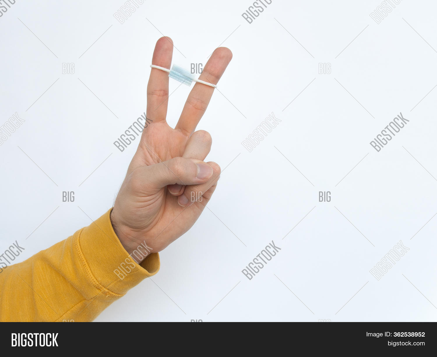 Man Raising Two Image & Photo (Free Trial) | Bigstock