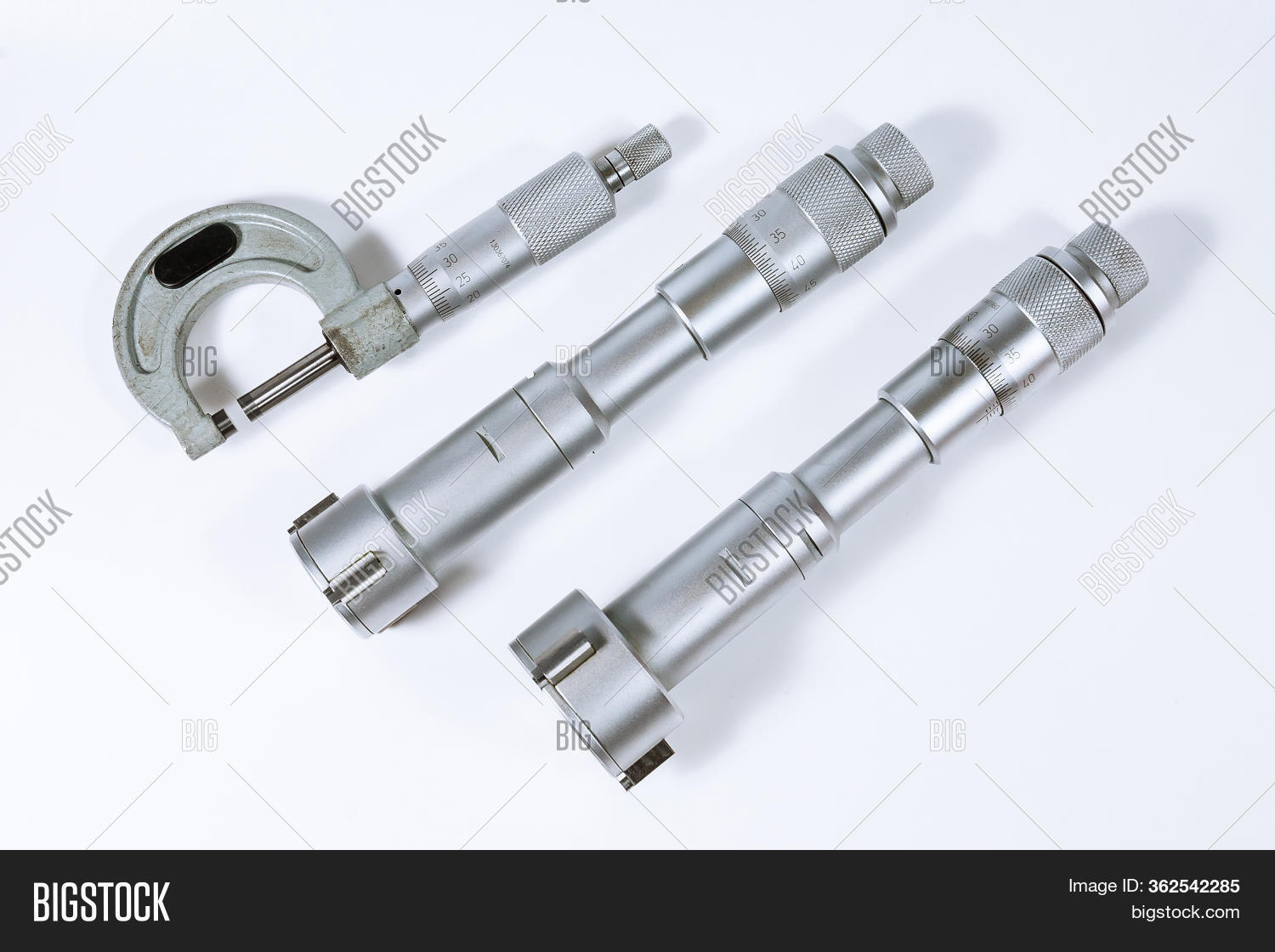 Micrometer On White Image & Photo (Free Trial) | Bigstock