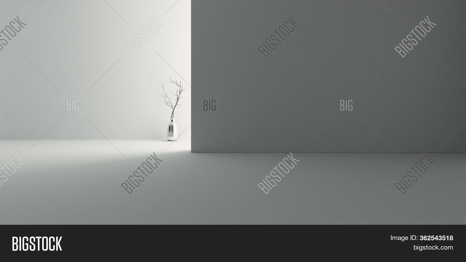 Backlight Empty Room Image & Photo (Free Trial) | Bigstock