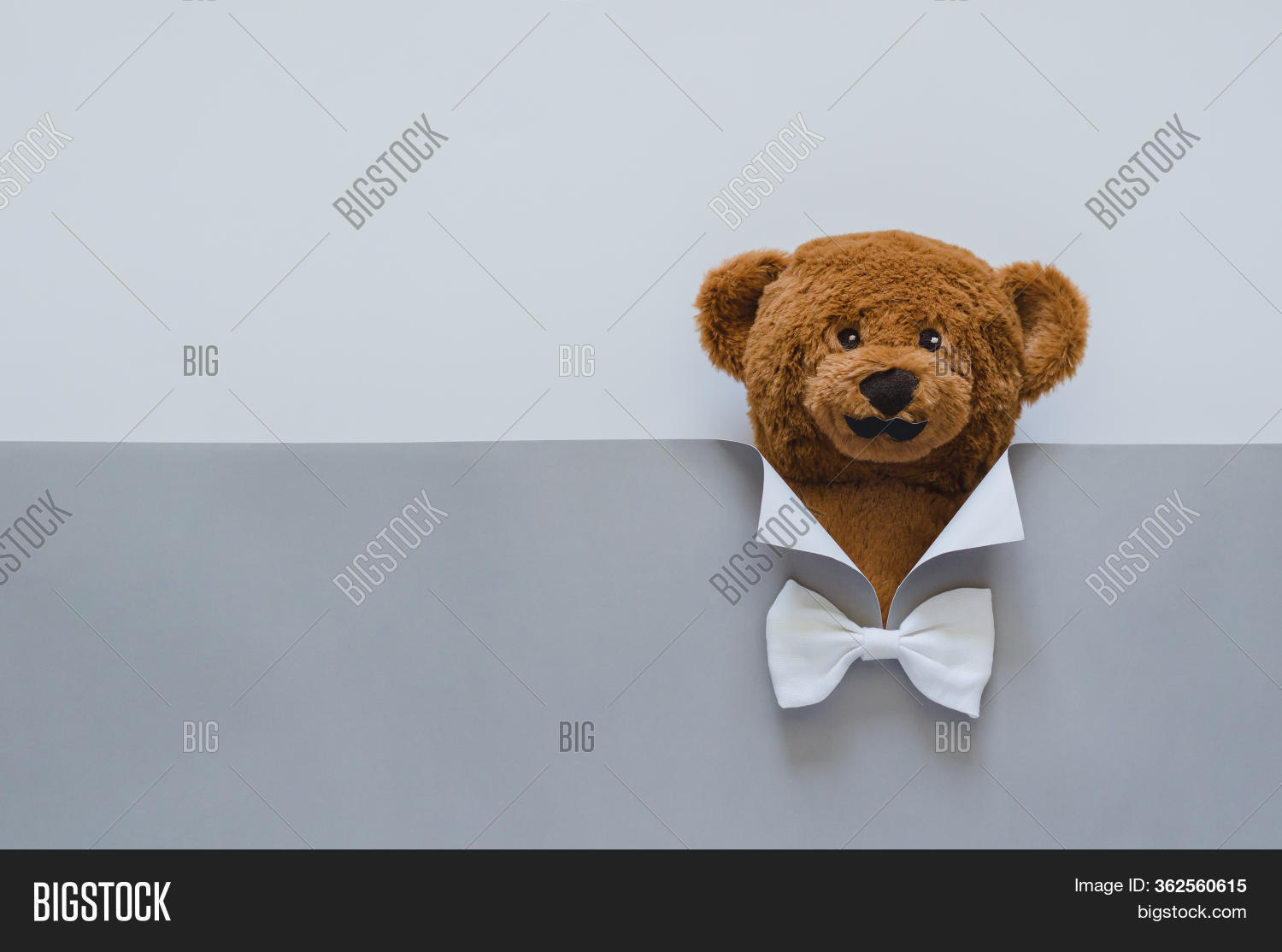 Teddy Bear Mustache Image & Photo (Free Trial) | Bigstock