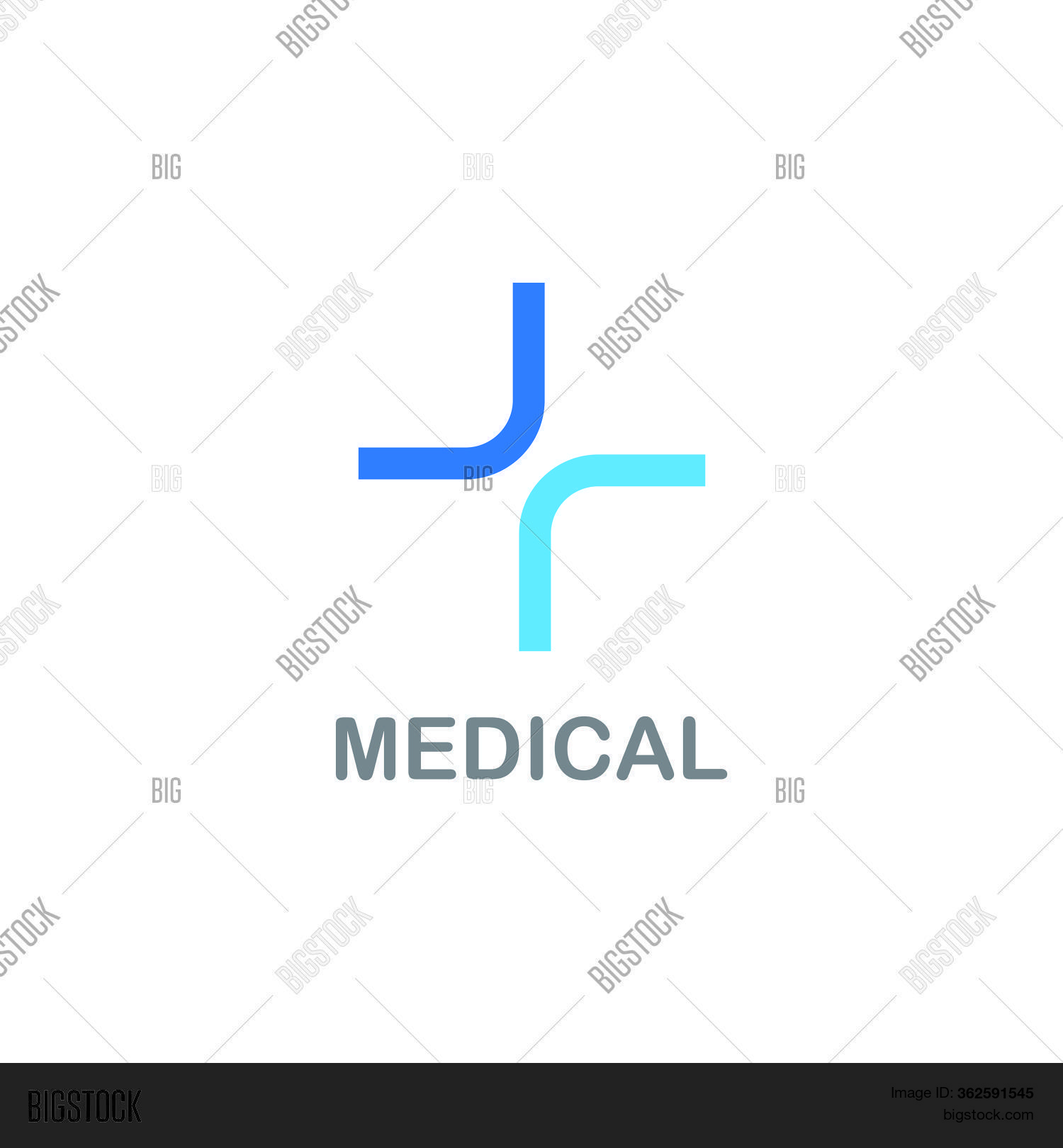 Simple Medical Logo Vector & Photo (Free Trial) | Bigstock