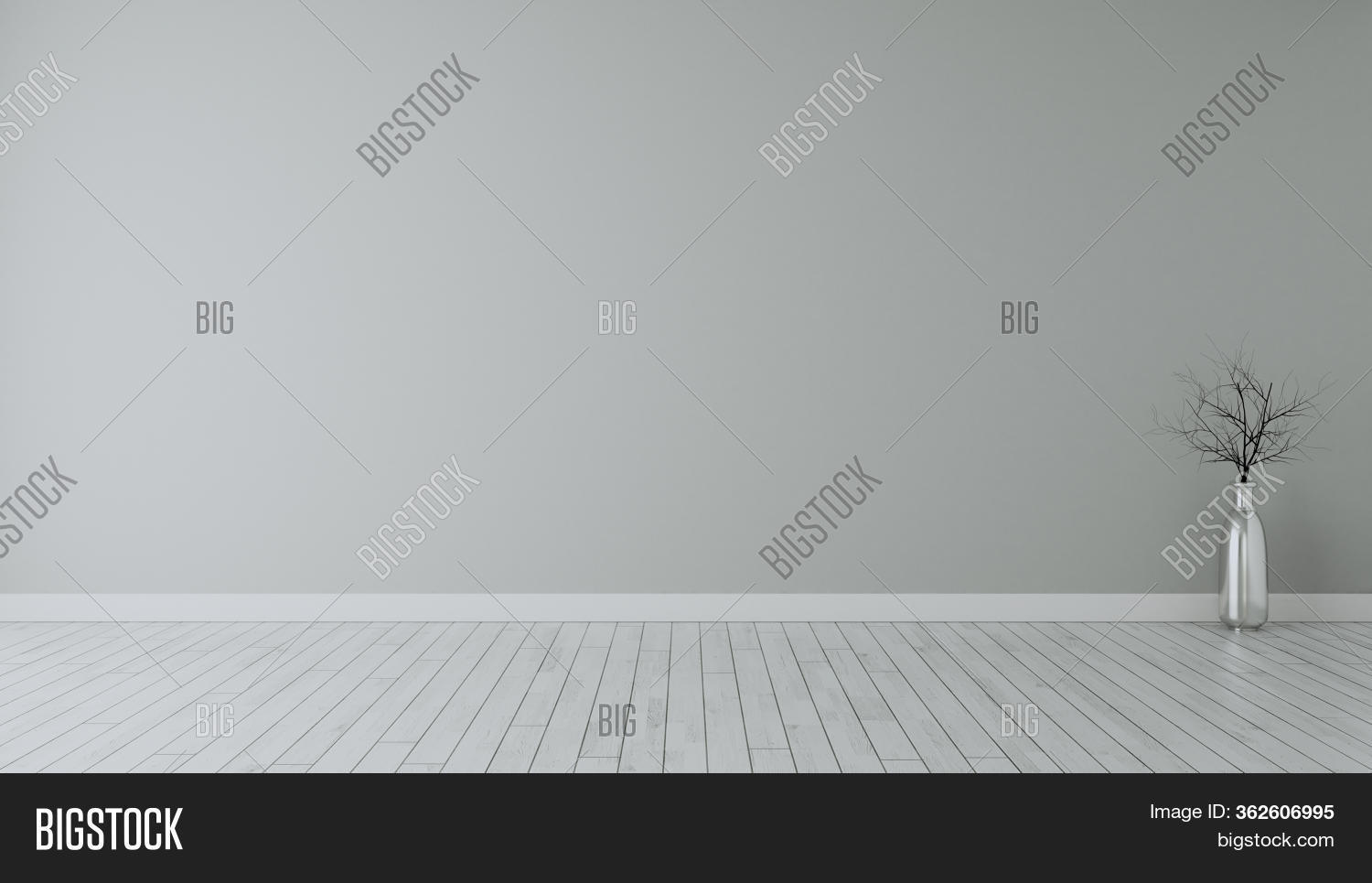 Empty Room Dry Plant Image & Photo (Free Trial) | Bigstock
