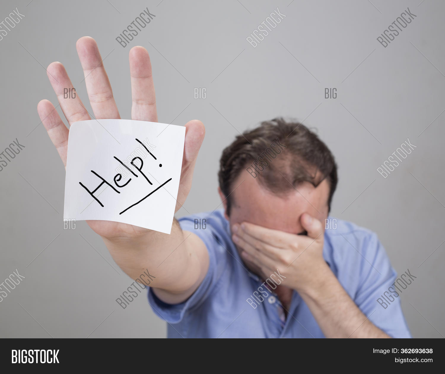 Man Requesting Help - Image & Photo (Free Trial) | Bigstock