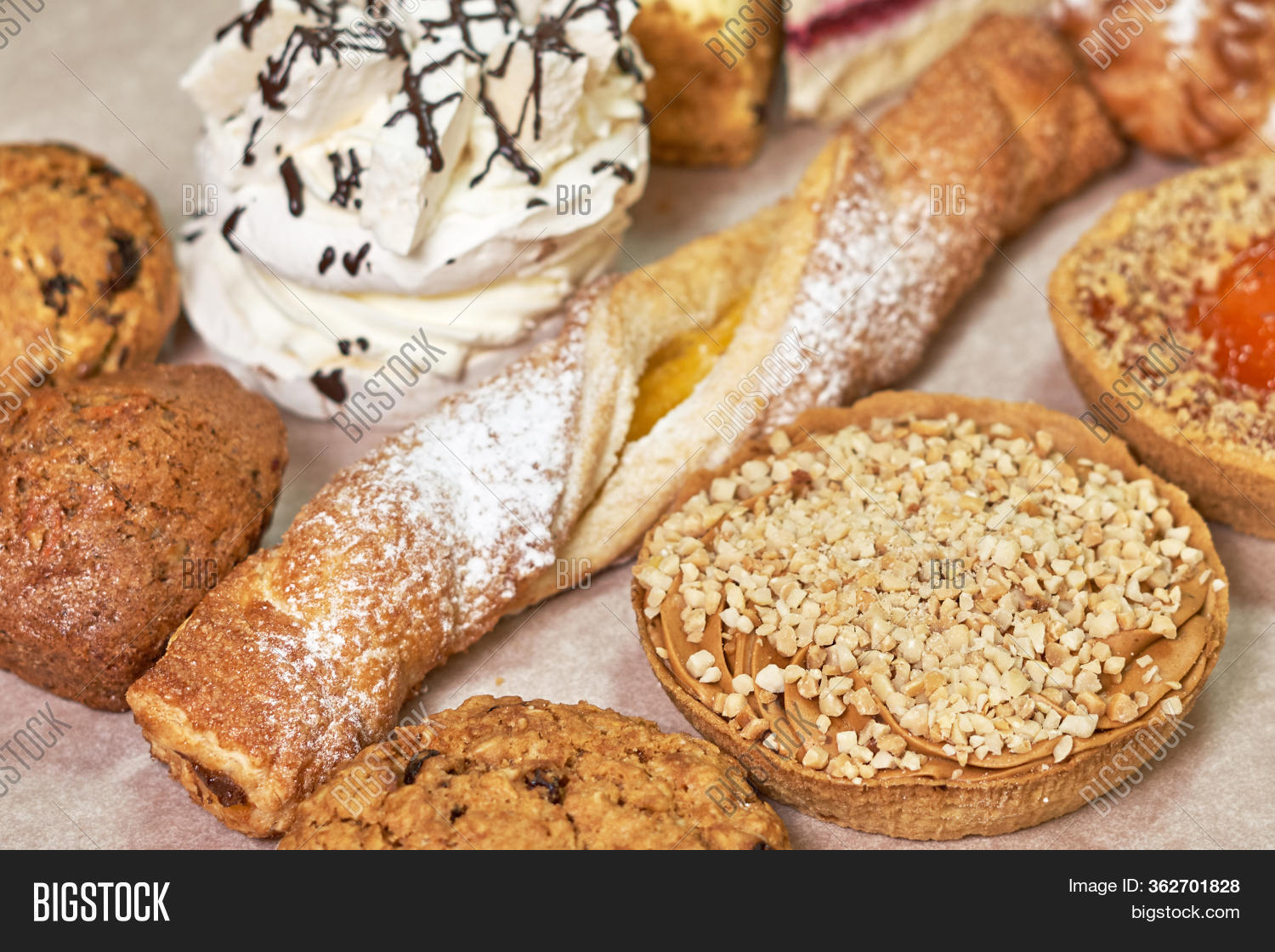 Variety Fresh Pastries Image & Photo (Free Trial) | Bigstock