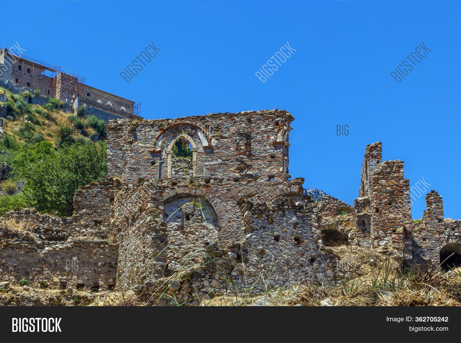 View Mistra Ruins Image & Photo (Free Trial) | Bigstock