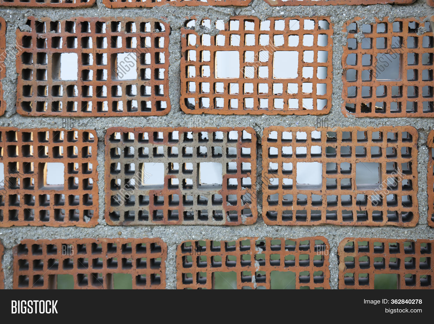 Wall Built Perforated Image & Photo (Free Trial) | Bigstock