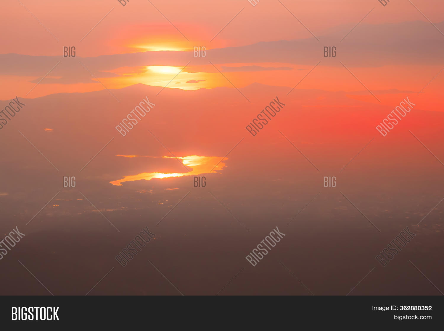 Aerial View Sunset Image & Photo (Free Trial) | Bigstock