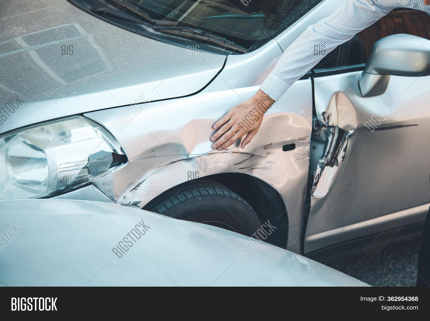 Two Car Accident Sad Image & Photo (Free Trial) | Bigstock