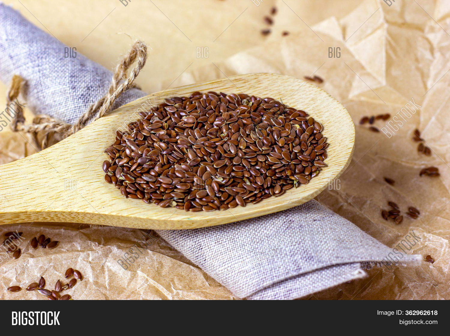 Brown Raw Dry Flax Image & Photo (Free Trial) | Bigstock