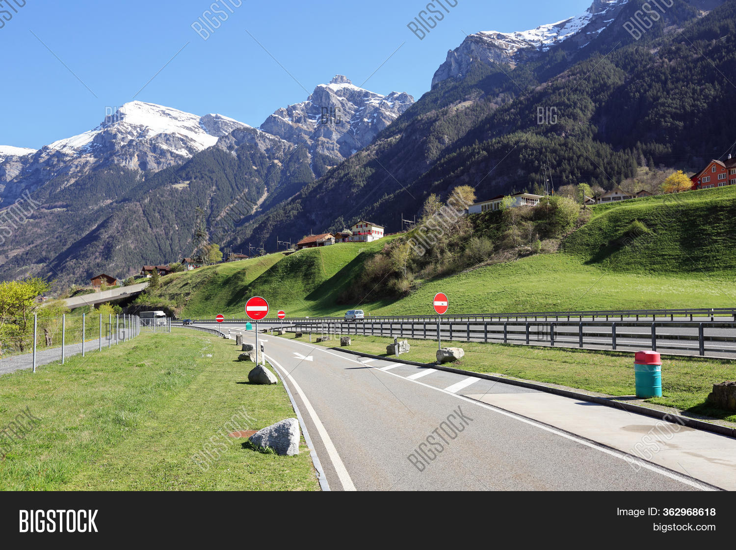 Highway Along River Image & Photo (Free Trial) | Bigstock