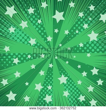 Comic Green Abstract Vector & Photo (Free Trial) | Bigstock