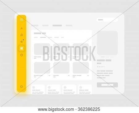 App Sidebar Menu Vector & Photo (Free Trial) | Bigstock