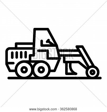 Grader Machine Icon. Vector & Photo (Free Trial) | Bigstock