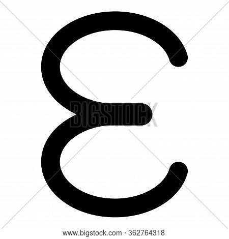 Epsilon Greek Symbol Vector & Photo (Free Trial) | Bigstock